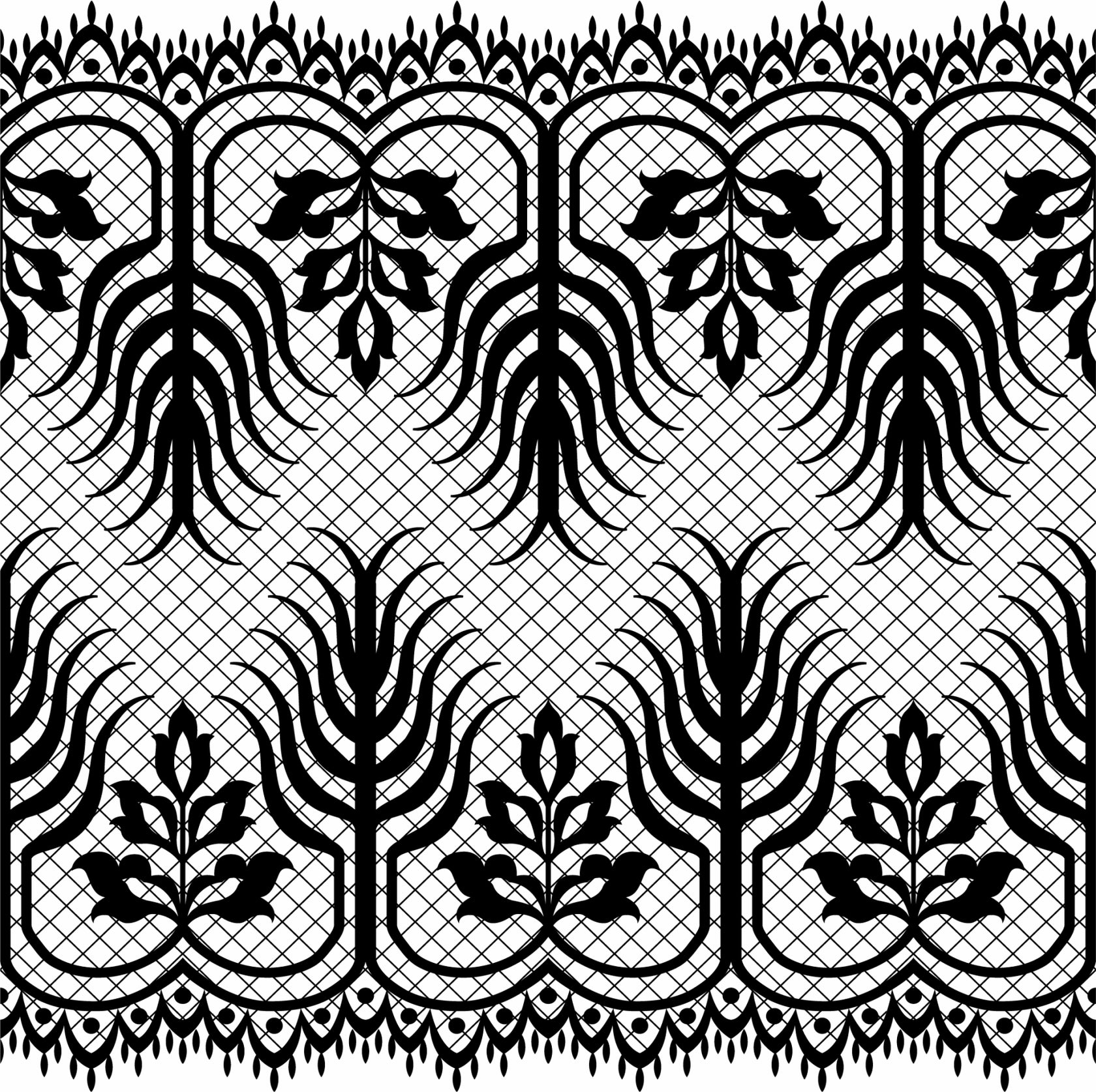 Lace Pattern #7 water slide decal – STSDecals