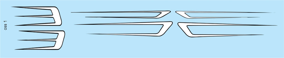 Scallop Old School water slide decals – STSDecals