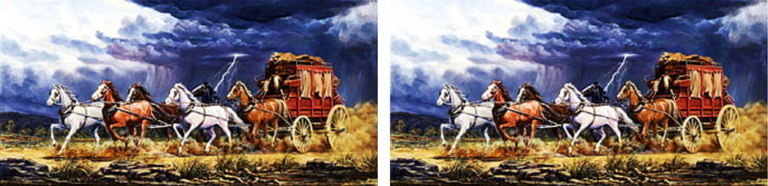 Stage Coach van mural water slide decal – STSDecals