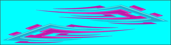 Retro Stripes #4 water slide decals – STSDecals