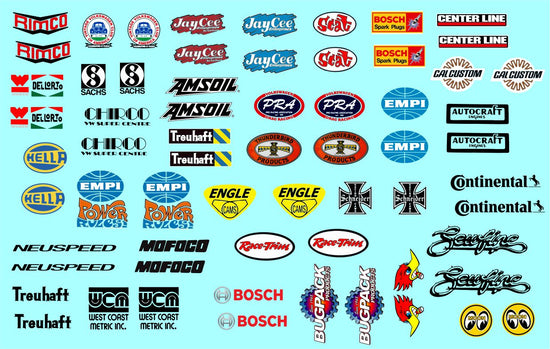 Volkswagen Contingency Logo water slide decals – STSDecals